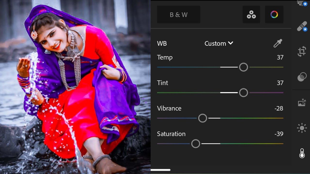 Blue and purple colour Lightroom photo editing | Moody blue tone photo ...