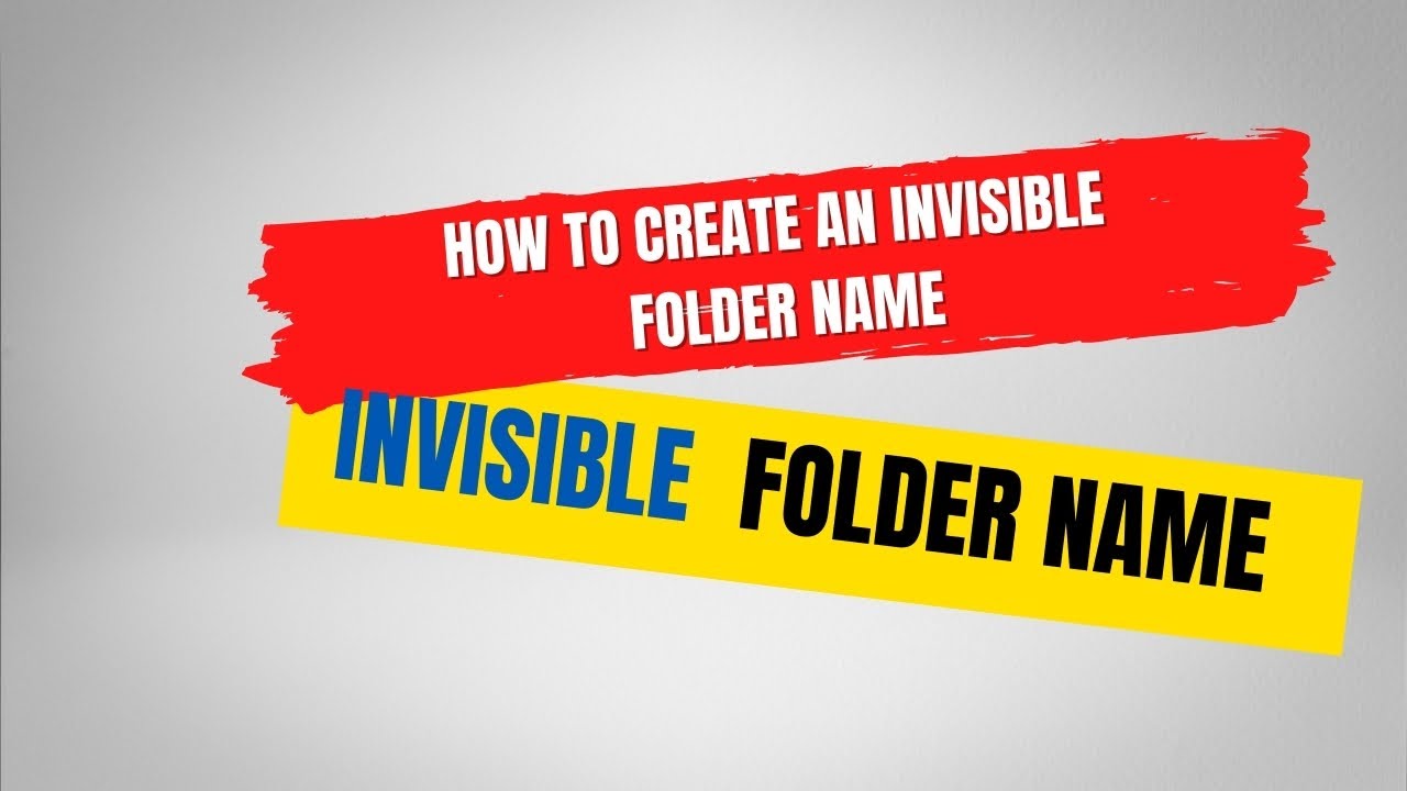Rename folder name or file with a blank name without name folder ...