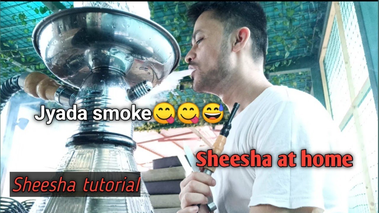Best way to make sheesha at home made sheesha. Sheesha love - YouTube