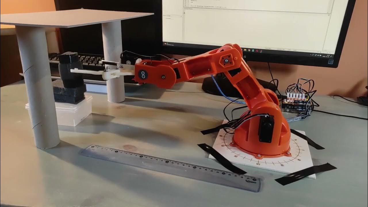 TINKERKIT BRACCIO ROBOT (T050000) Tesztelés - YouTube