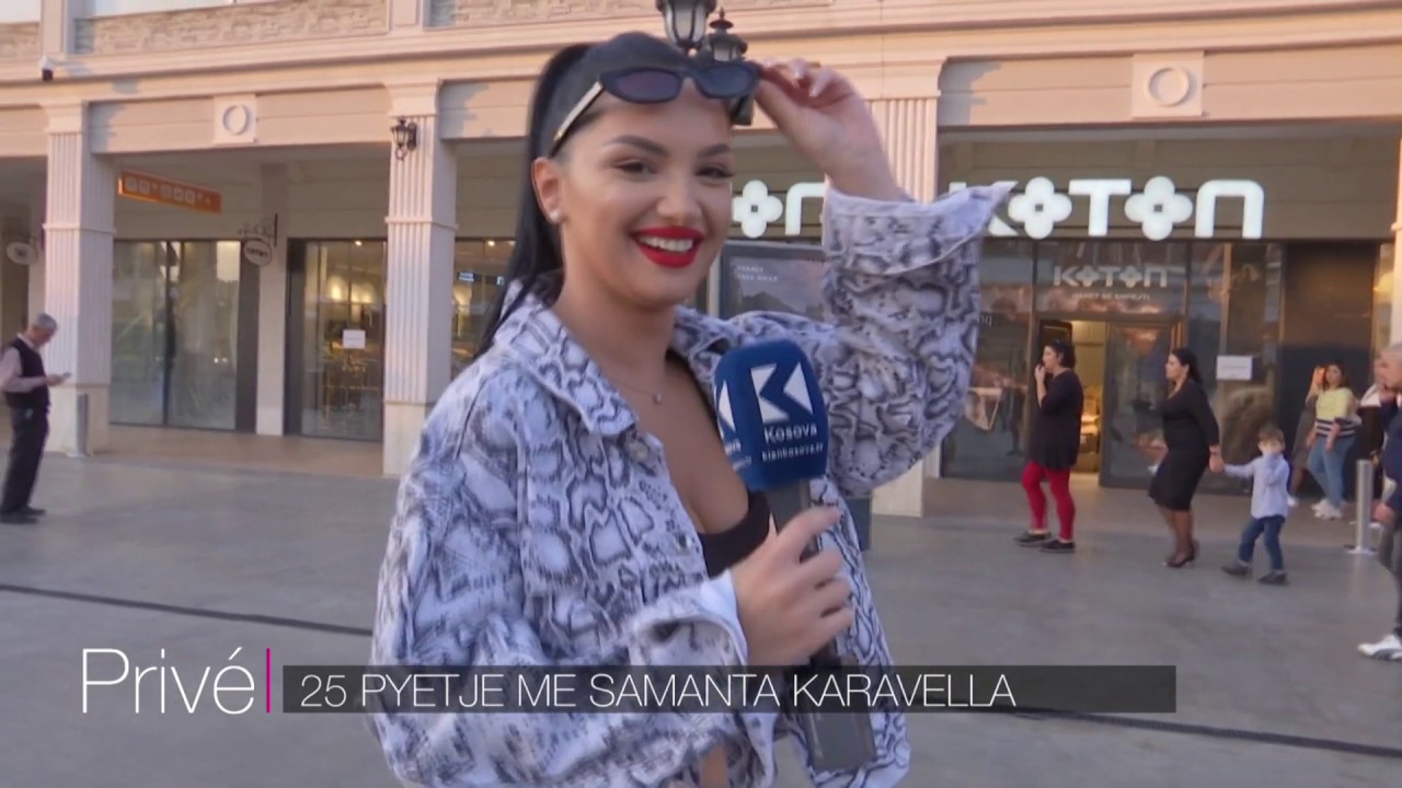 25 pyetje me Samanta Karavella - YouTube