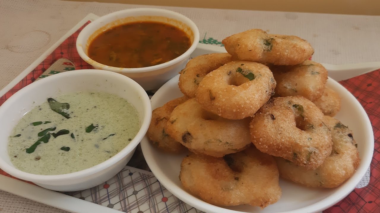 Uddin Vada Recipe |Medu Vada Recipe |Hotel Style Crispy Medu Vada ...