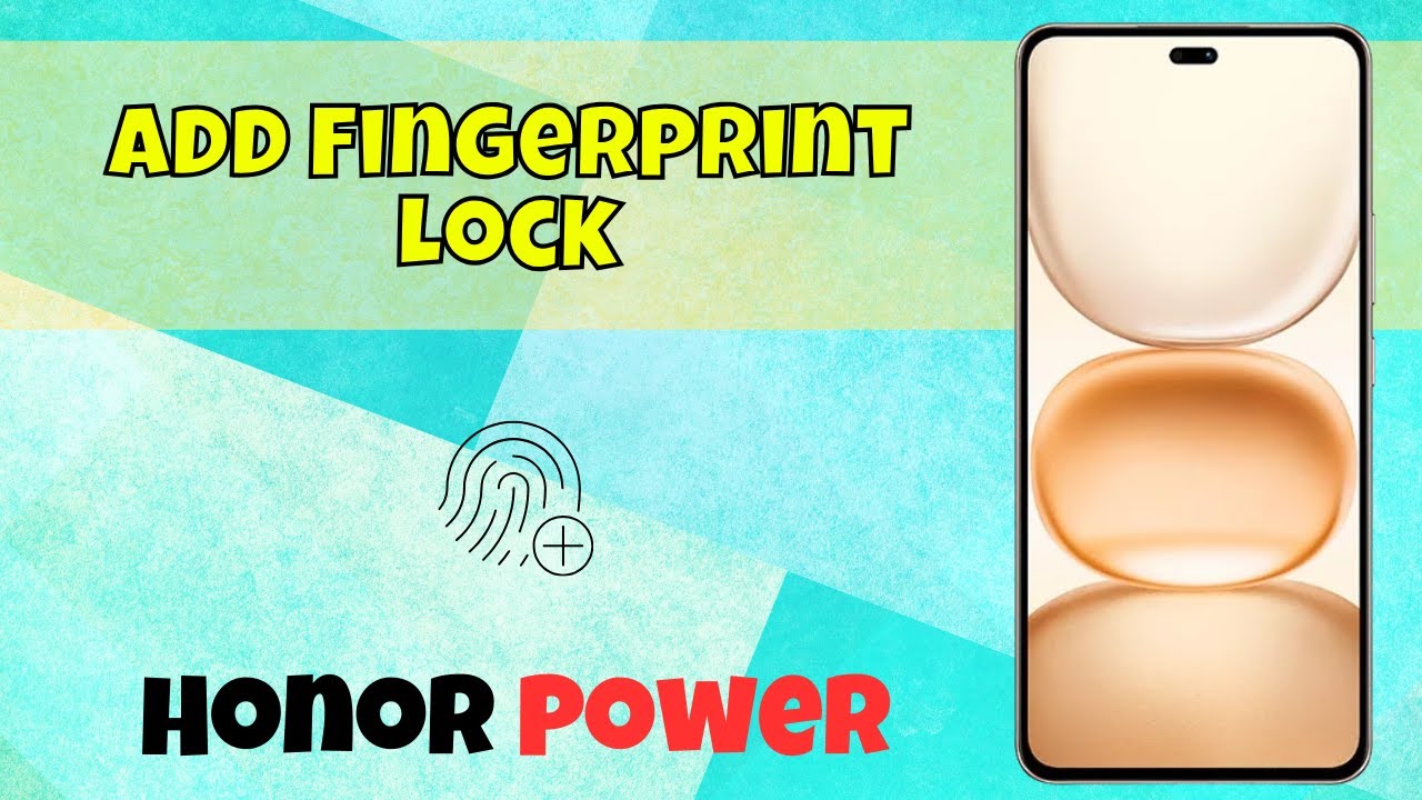 Add Fingerprint Lock on Honor GT Power | Secure Your Phone Easily - YouTube
