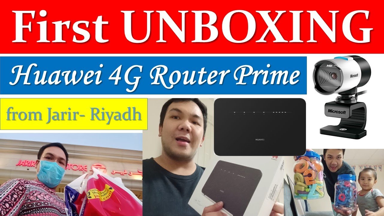 Unboxing Huawei 4G+ Router Prime | Surprise for kids | Bonding and ...