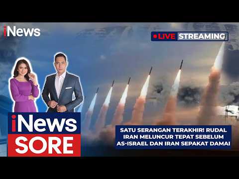 🔴LIVE | Rudal Iran Meluncur Tepat Sebelum AS-Israel dan Iran Sepakat Damai  | iNews Sore (8/4)