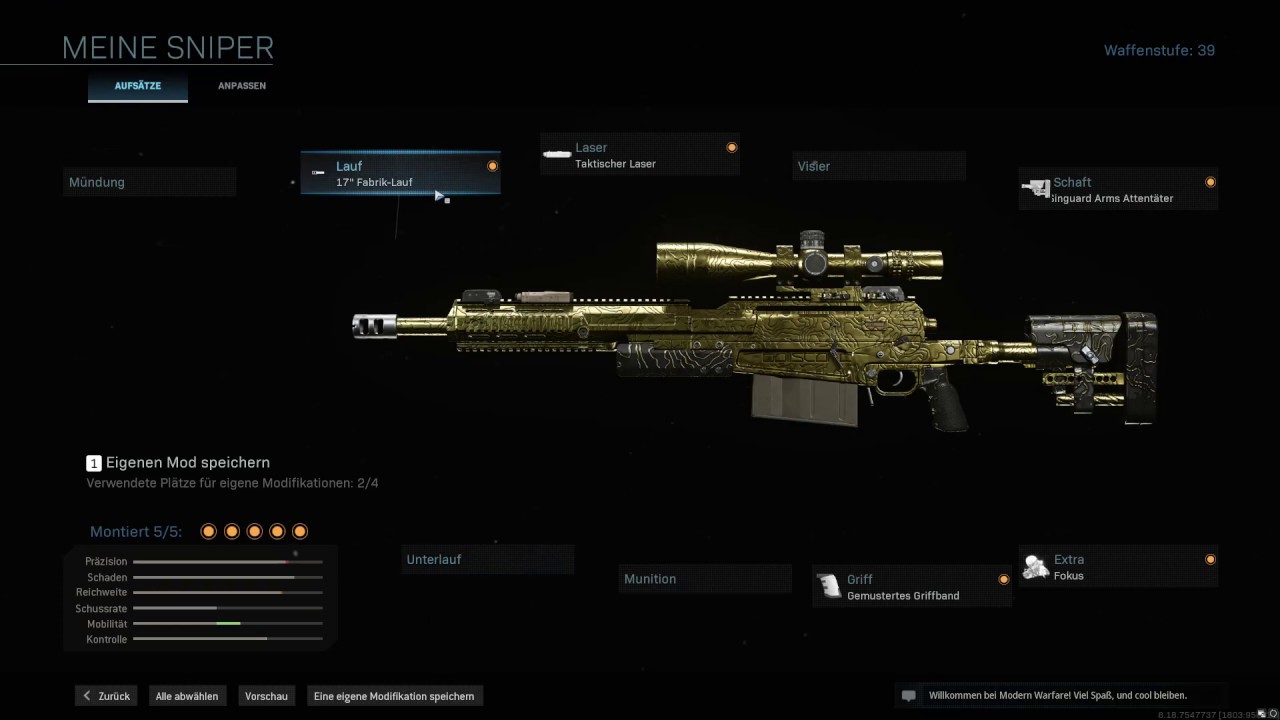 Quick Scope settings - AX50 - Call of Duty Modern Warfare Warzone - YouTube