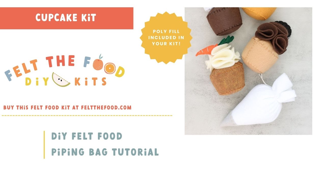 Felt Bakery Piping Bag Tutorial - YouTube