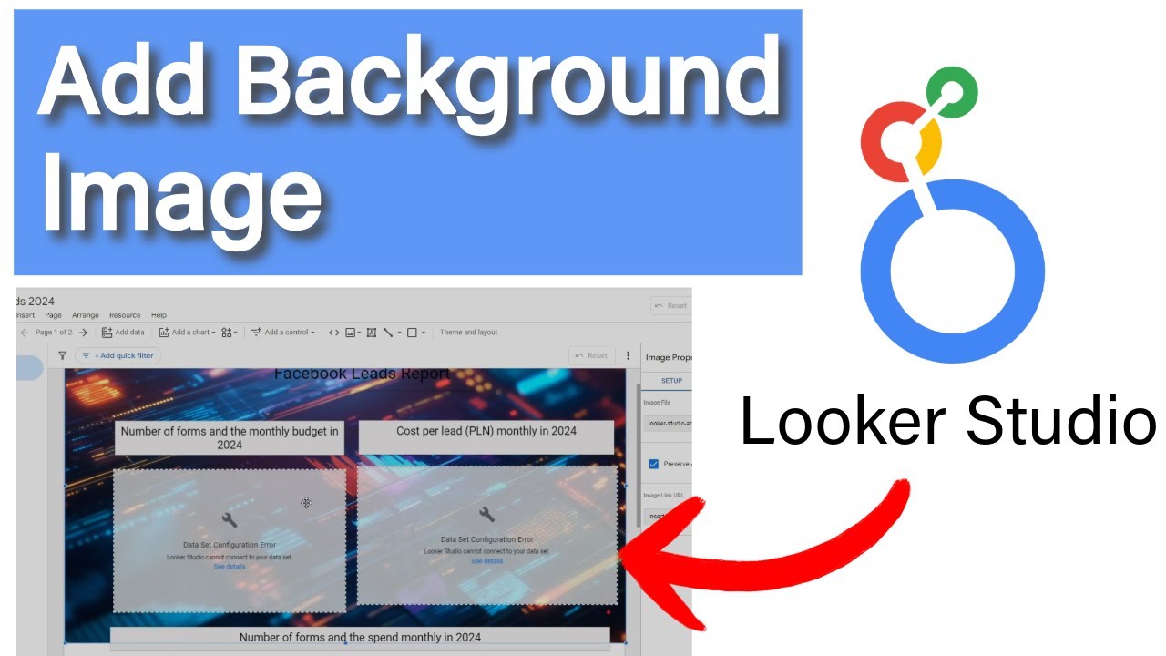 Add background-image in Looker Studio - YouTube