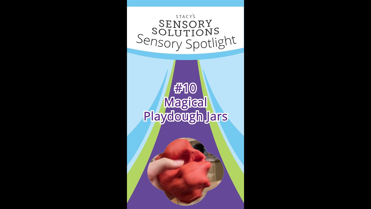 Sensory Spotlight #10 - Magical Playdough Jars - YouTube