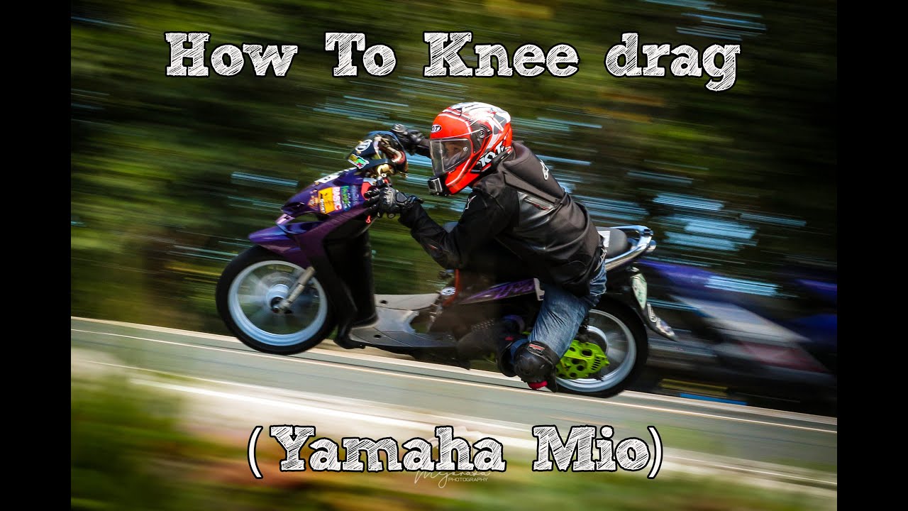 How to Knee Drag On yamaha Mio Sporty With (KszeroTV) - YouTube