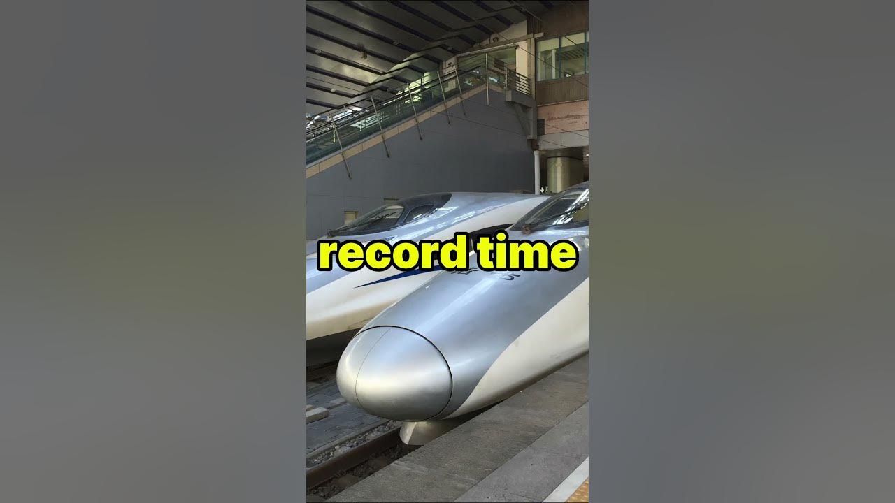 Fasten Your Seatbelt! China's High Speed Rail is Insanely FAST #railway #rail #fast #china - YouTube
