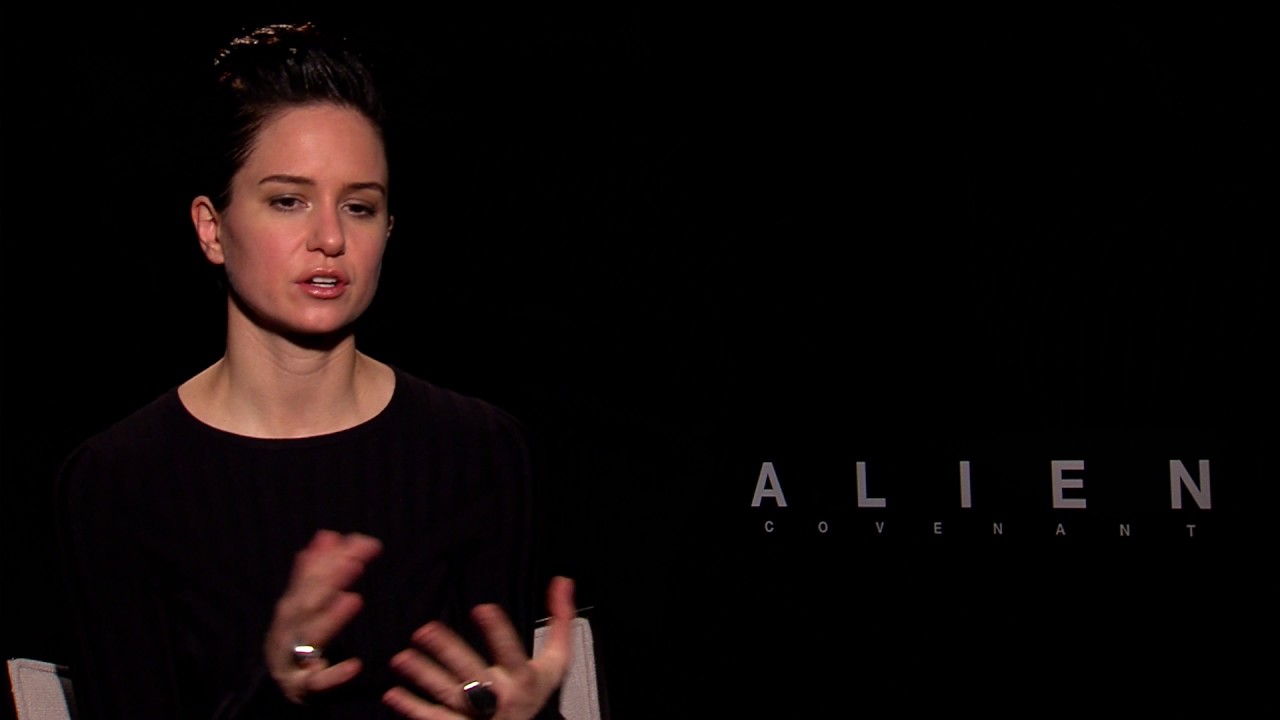 Exclusive: Talking Alien: Covenant With Katherine Waterson - YouTube