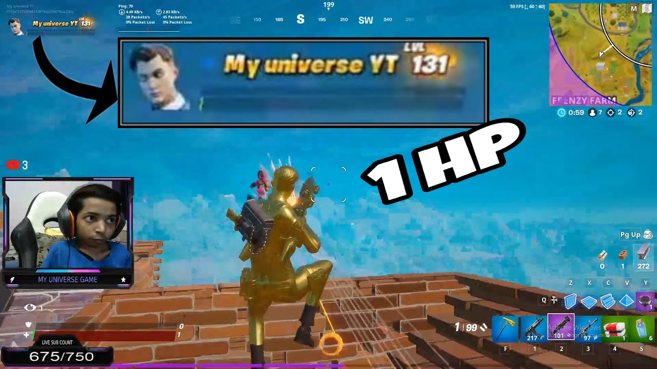 Got The Kill With 1 HP Fortnite | Stream Highlights - YouTube
