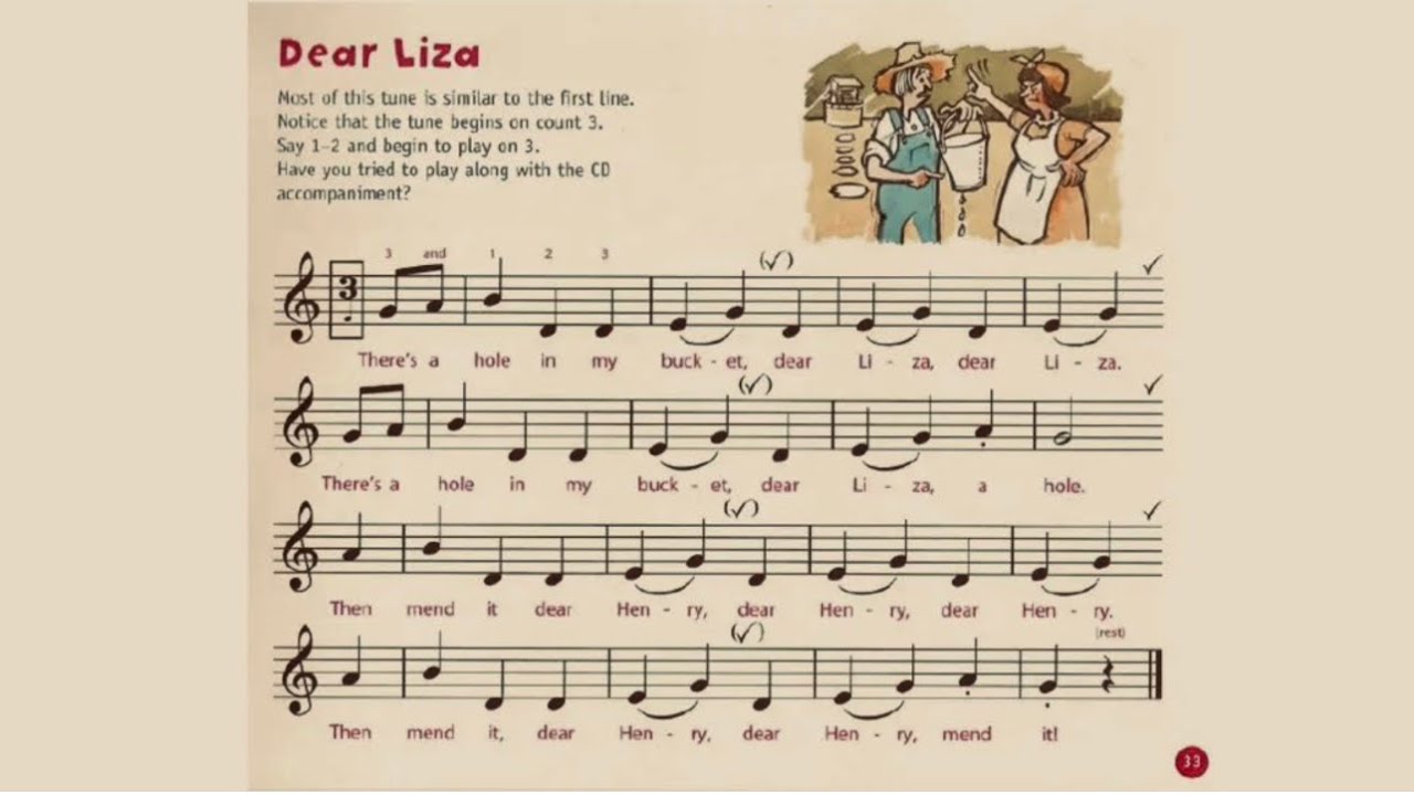 Dear Liza - Recorder from the Beginning - John Pitts - Daniel Roberts ...