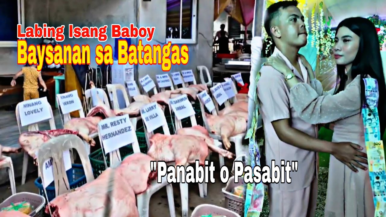 Labing Isang Baboy "Baysanan sa Batangas" Panabit o Pasabit - YouTube