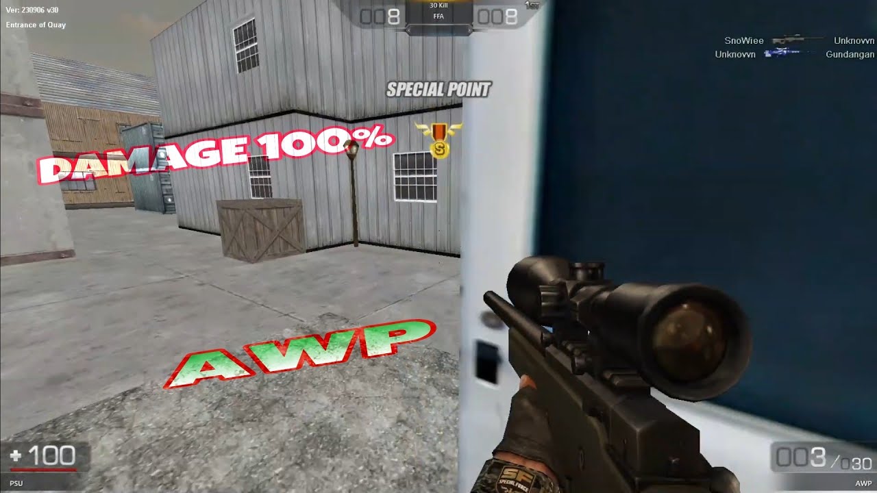 SF RUSH - Using AWP FFA BATTTLE (HIGHLIGHTS) - YouTube