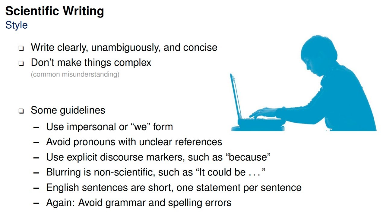 Lecturenote Generic » Scientific Toolbox » Scientific Writing - YouTube