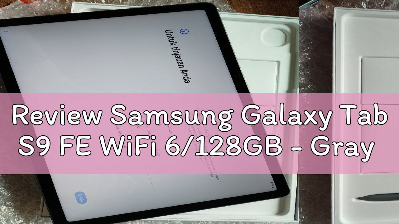 Review Samsung Galaxy Tab S9 FE WiFi 6/128GB - Gray - YouTube