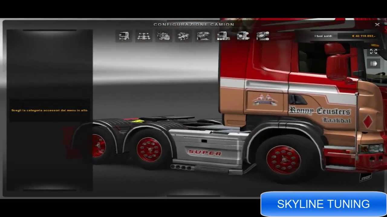 Euro Truck Simulator 2 Scania R Ronny Ceusters Youtube