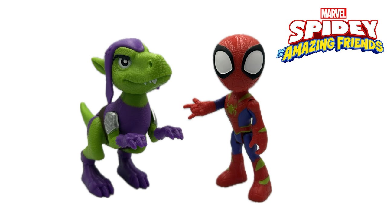 Spidey & Goblin Raptor | Spidey and his Amazing Friends: Dino Webs 4 ...