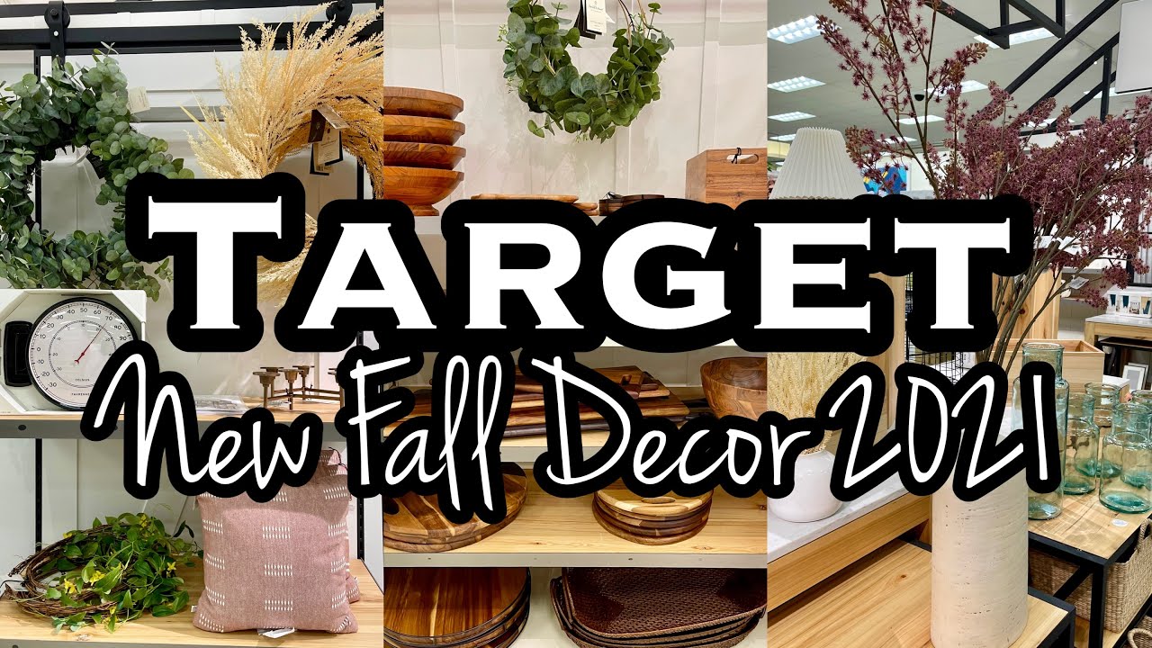 TARGET NEW FALL DECOR 2021 • HEARTH & HAND • SHOP WUTH ME - YouTube