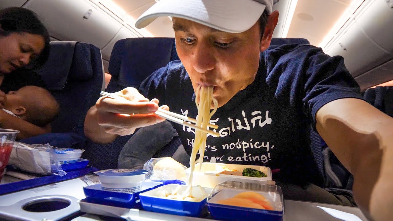 ANA All Nippon Airways FOOD REVIEW - Flying from Bangkok to Tokyo ...