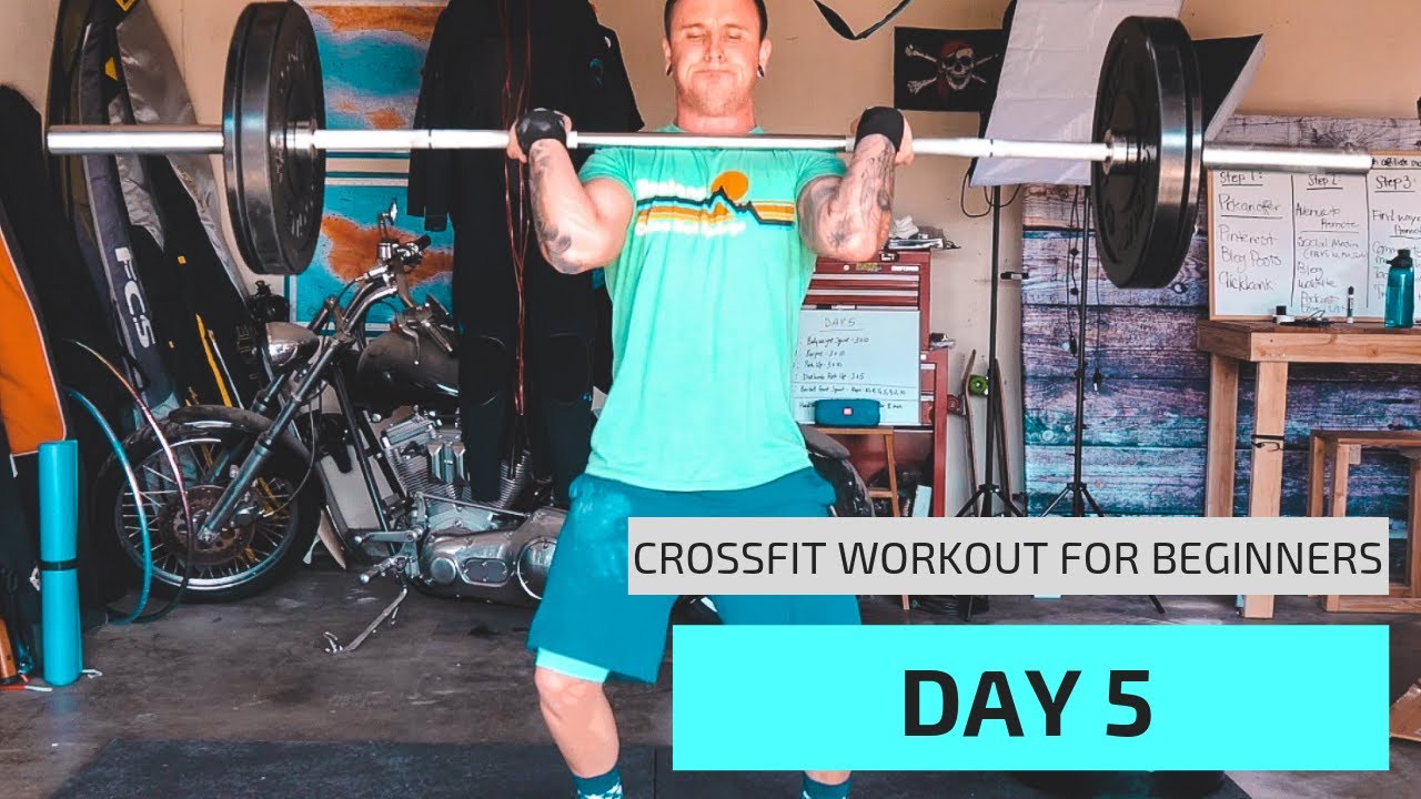CrossFit Workout for Beginners | Day 5 - YouTube