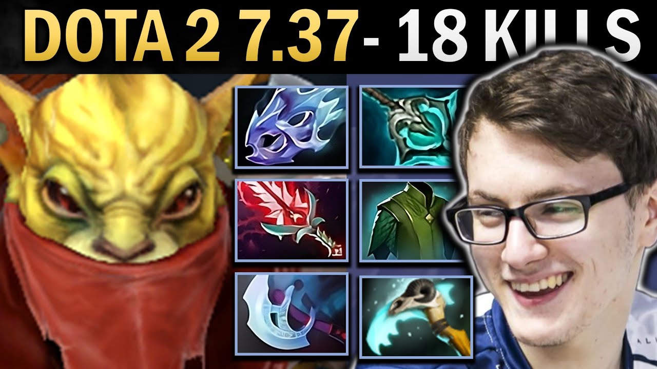 Bounty Hunter Dota 7.37 Miracle with 18 Kills and Moon - TI14 - YouTube