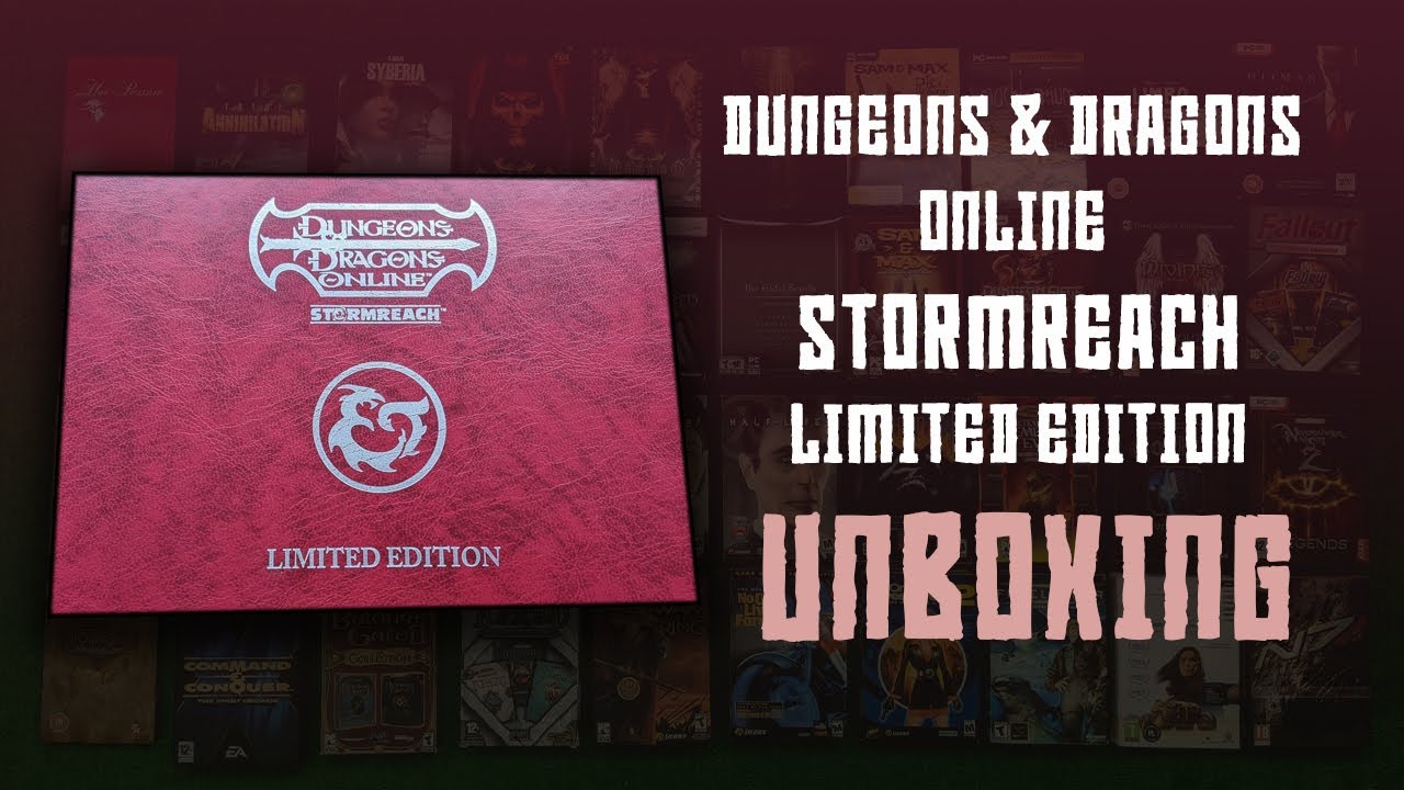 Dungeons & Dragons Online Stormreach Limited Edition (big box PC ...
