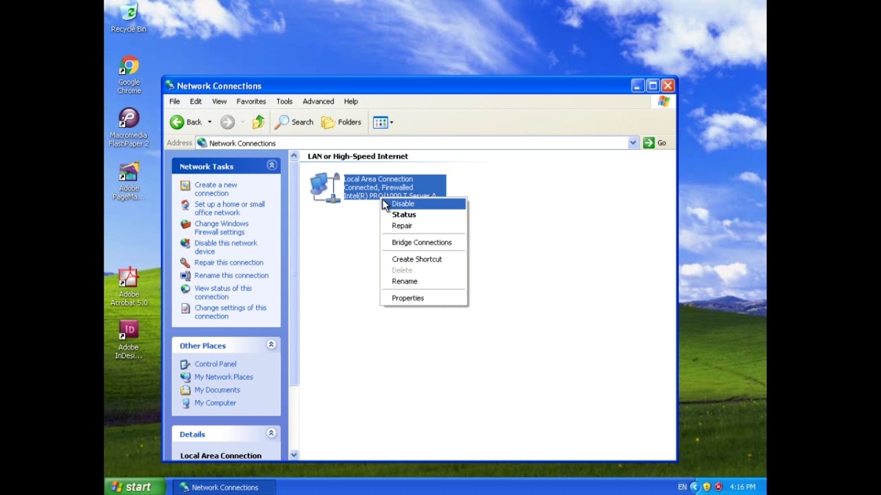 DNS настройки за Windows XP - YouTube