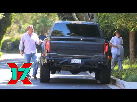 Ben Affleck Rolls Up to Jennifer Garner's House in His Massive V8 Raptor To Pick Up Sam