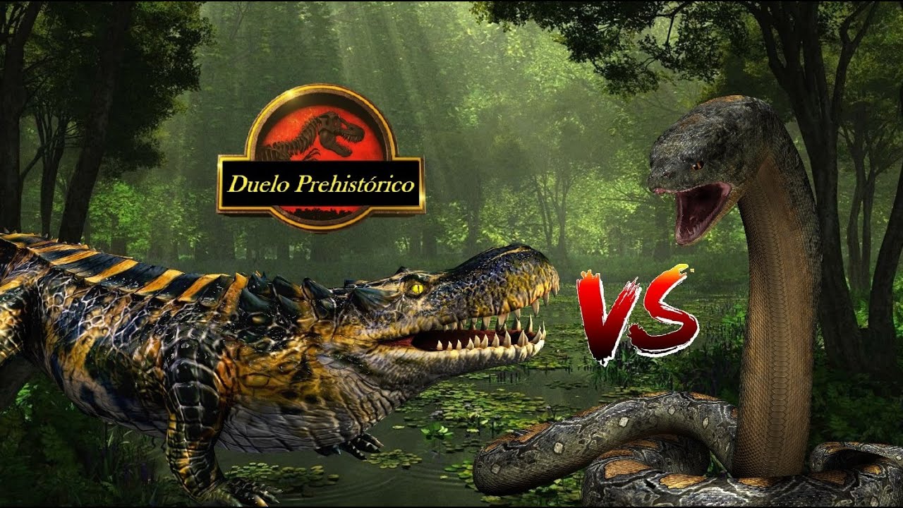 Duelo Prehistórico: Purussaurus VS Titanoboa - YouTube