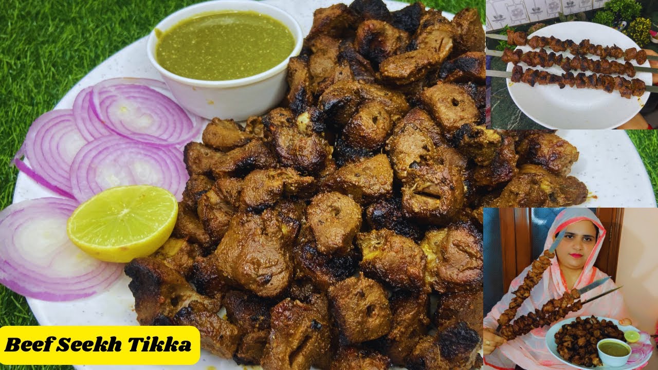 Beef Tikka Recipe | Beef tikka Boti | Tikka boti | BBQ Tikka | Spicy ...