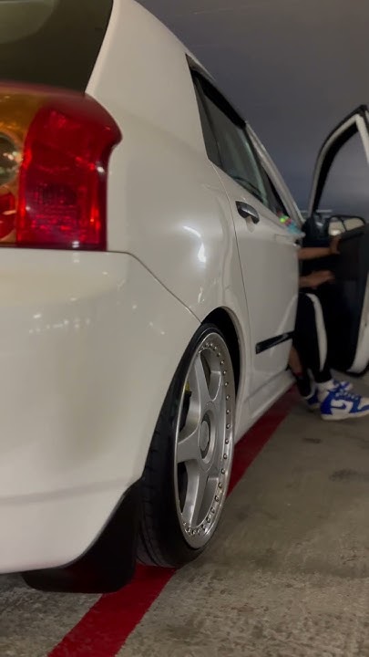 Bagged Toyota Runx 🔥 #airsuspension #baggedcars #toyota #rap #music #automobile - YouTube