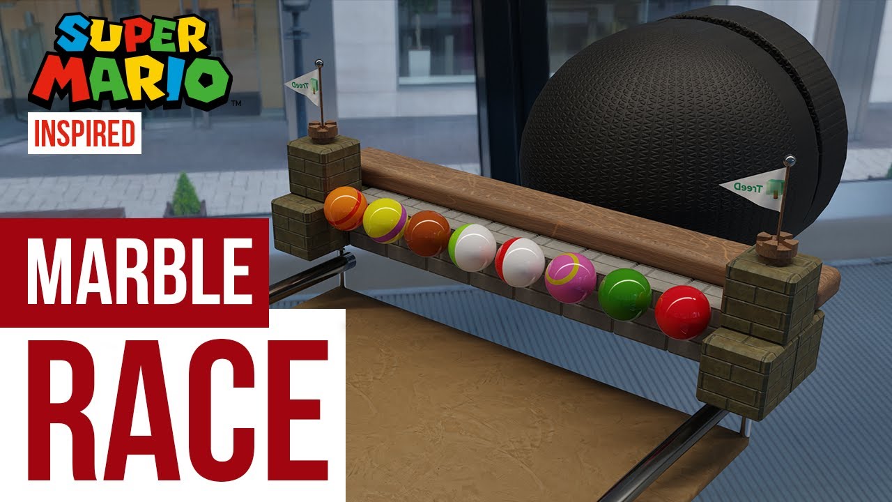 Marble Race | Super Mario Inspired Edition - YouTube