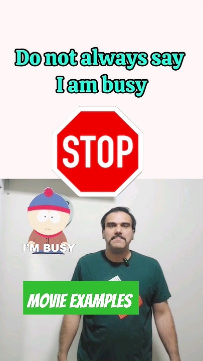stop saying I am busy, #english #moviescenes #idioms #speaking # ...