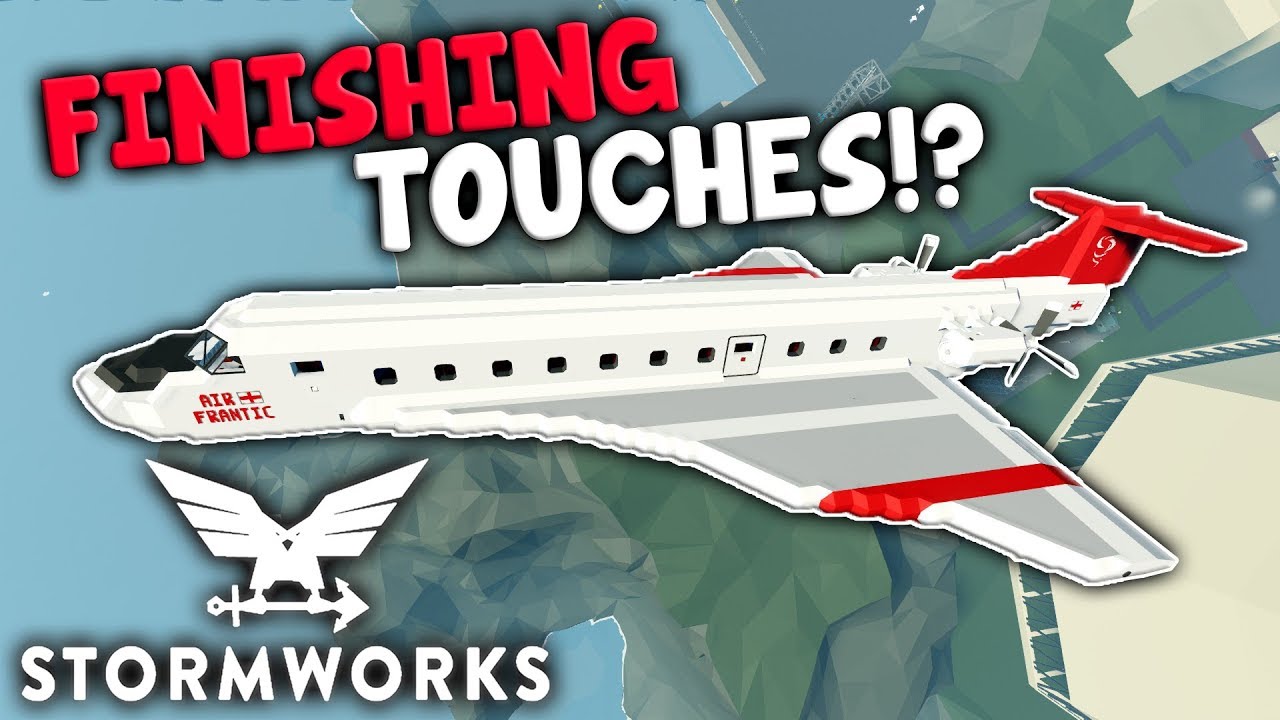 Finished Airliner! - Frantic Airliner - Stormworks: Build and Rescue ...