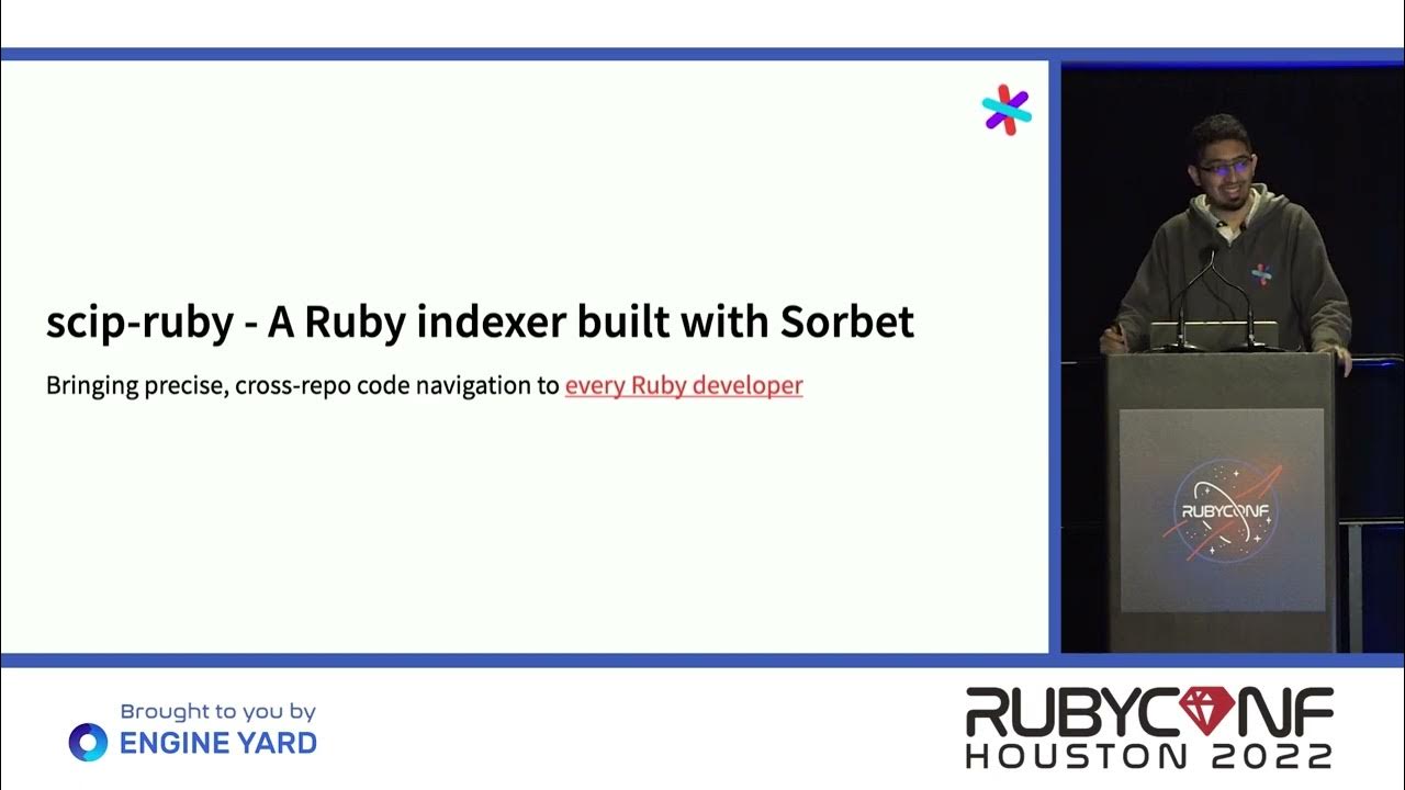 RubyConf 2022: scip-ruby - A Ruby indexer built with Sorbet by Varun Gandhi - YouTube