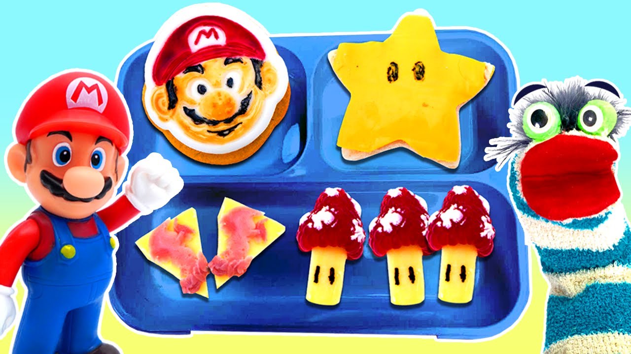 Fizzy And Mario Pack A Super Mario Themed Lunch Box | Fun Videos For ...