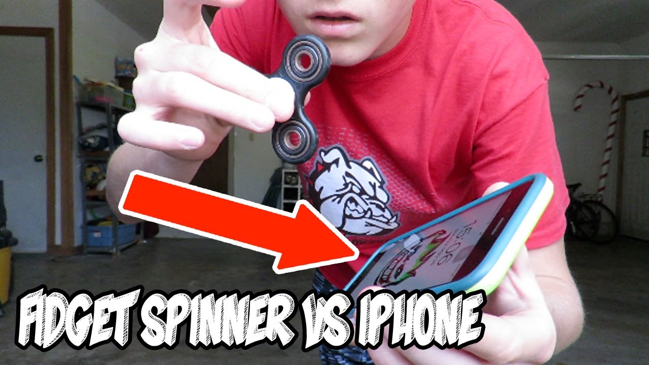 FIDGET SPINNER VS IPHONE?! - YouTube