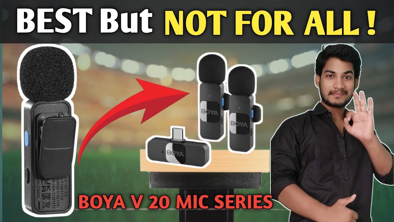 👉 Budget Mic Beat Professional Mics ? BOYA BY-V Series Wireless 🛜 Mic ...