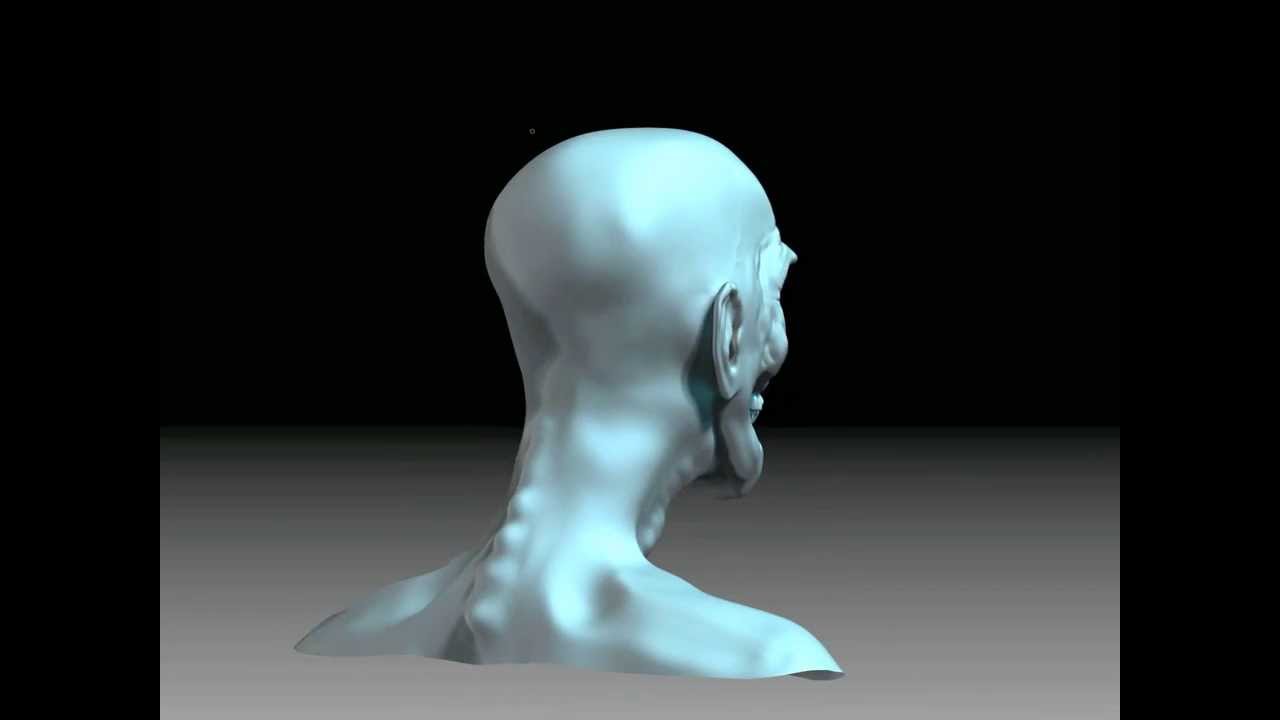 Zombie sculpt - wip - YouTube