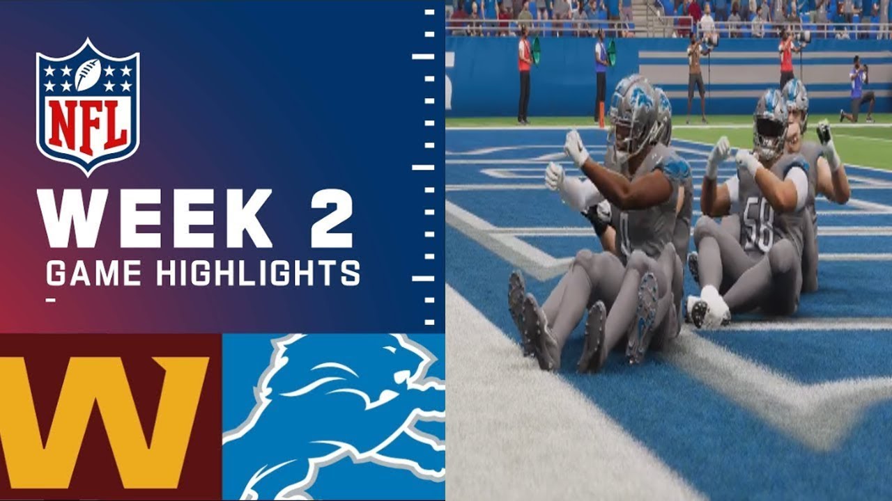 Washington Commanders vs. Detroit Lions | Week 2 Game Highlights | SSE ...