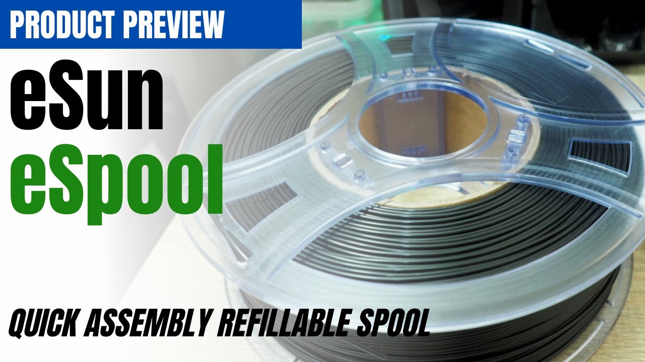 eSUN eSpool : Refillable Spool, No Tools Required, Quick Installation - YouTube