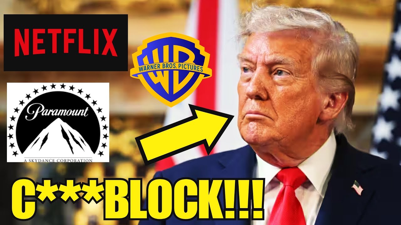 Trump Paramount HOSTILE BLOCK in Netflix WB deal - YouTube