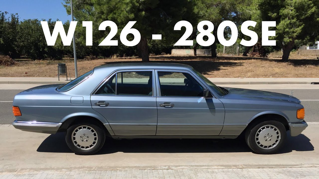 Mercedes w126 280 SE (1985) Automatik, Klima, Diamantblau, Velour ...