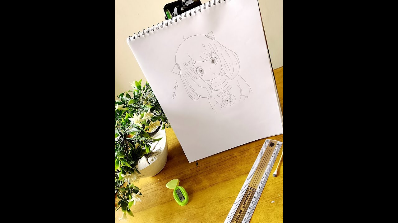 How to Draw Anya Forger - (Spy × Family) | How to draw anime step by ...