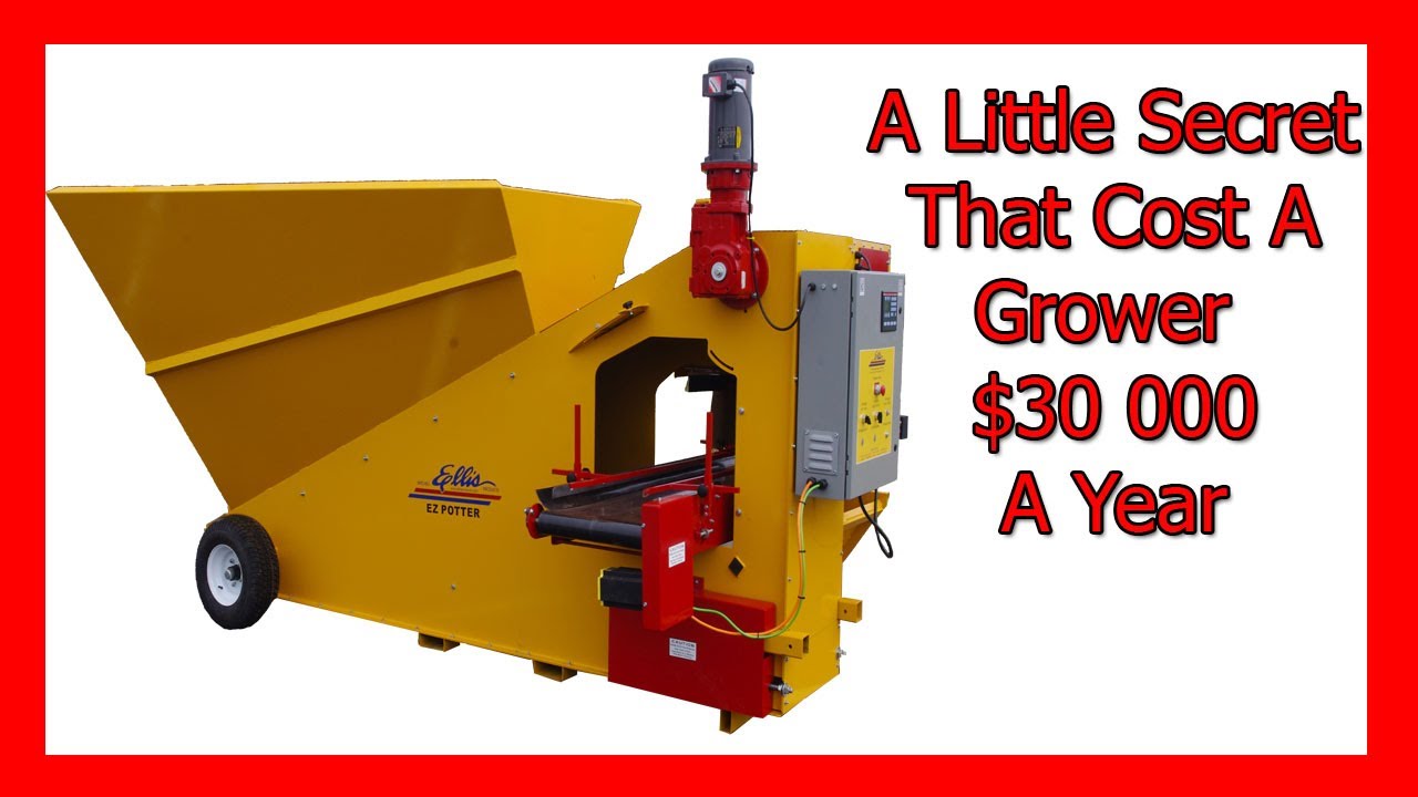 Potting Machine EZ Potter Pro Plus - YouTube