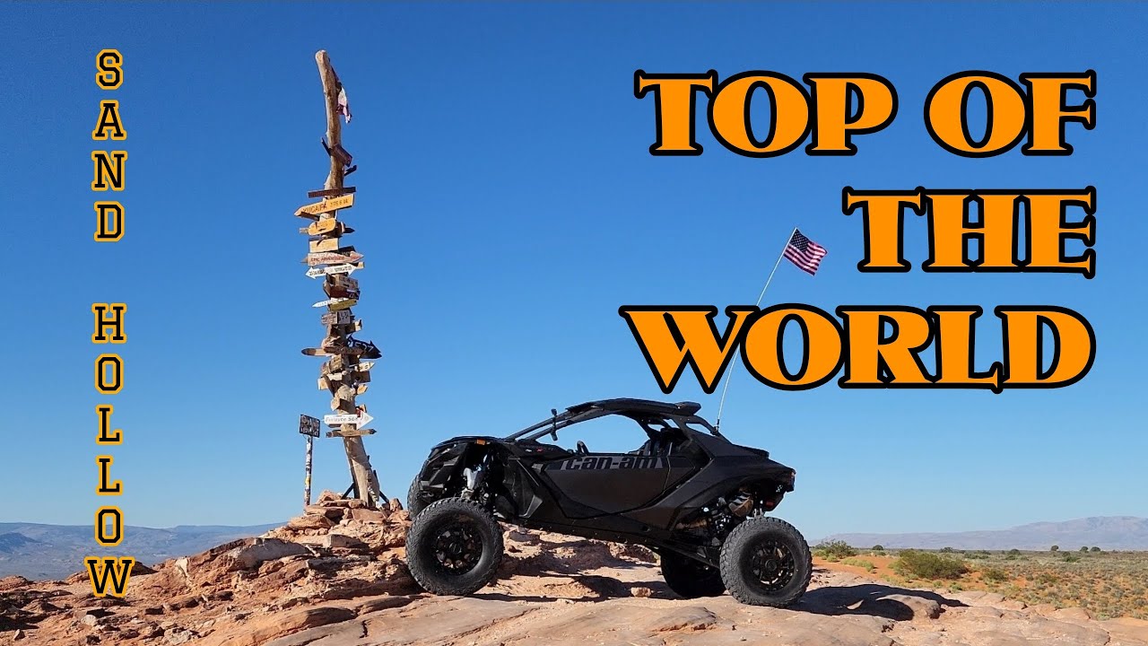 Top of the WORLD! Sand Hollow, Utah with the Maverick R! - YouTube