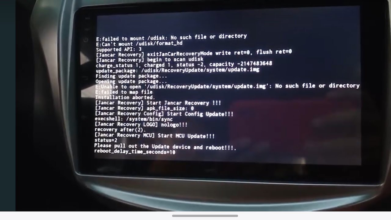 Actualizar MCU QF.03 y Android en radio Serie S. Actualizar radio ...